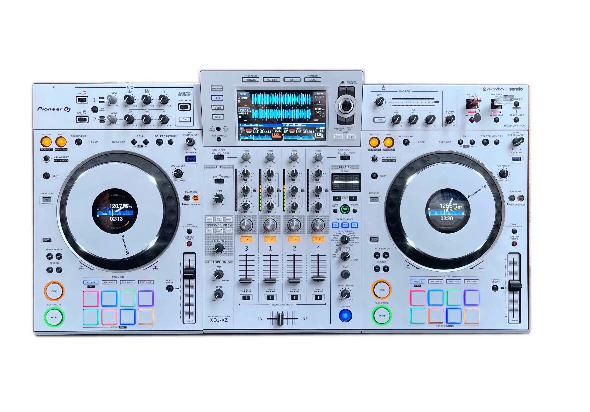 Контроллер Pioneer XDJ-XZ, универсальная DJ-система, полностью закрытая защитная пленка, импортная белая серебристая