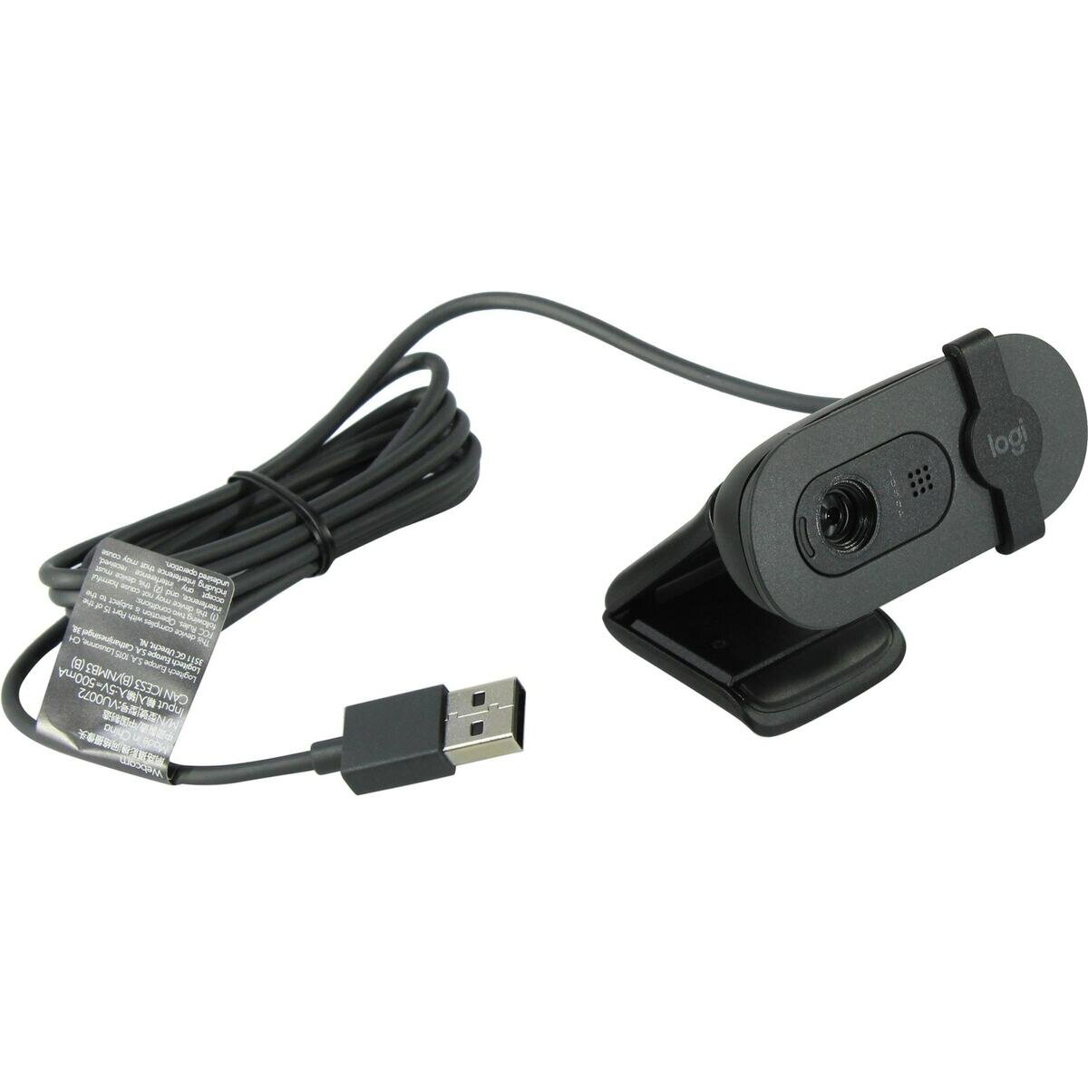 Logitech Brio 95 Webcam (RTL) (USB2.0, 1920*1080, микрофон) 960-001583