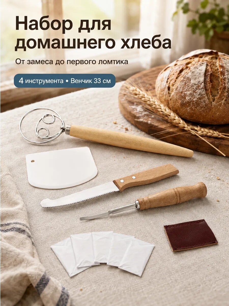 Инструменты для домашнего хлеба — на выбор