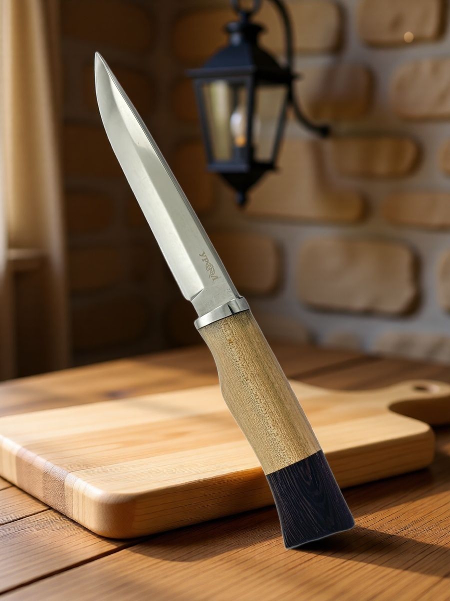 Нож туристический Pirat FB52 "Урал", длина клинка 14,9 см, ножны из кордура