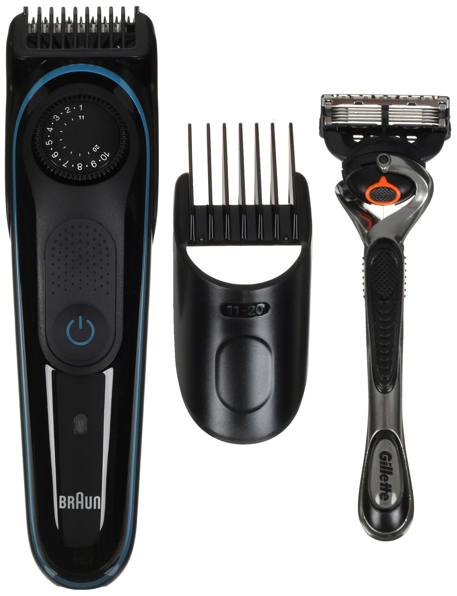 Триммер для бороды Braun BT5340, нержавеющая сталь