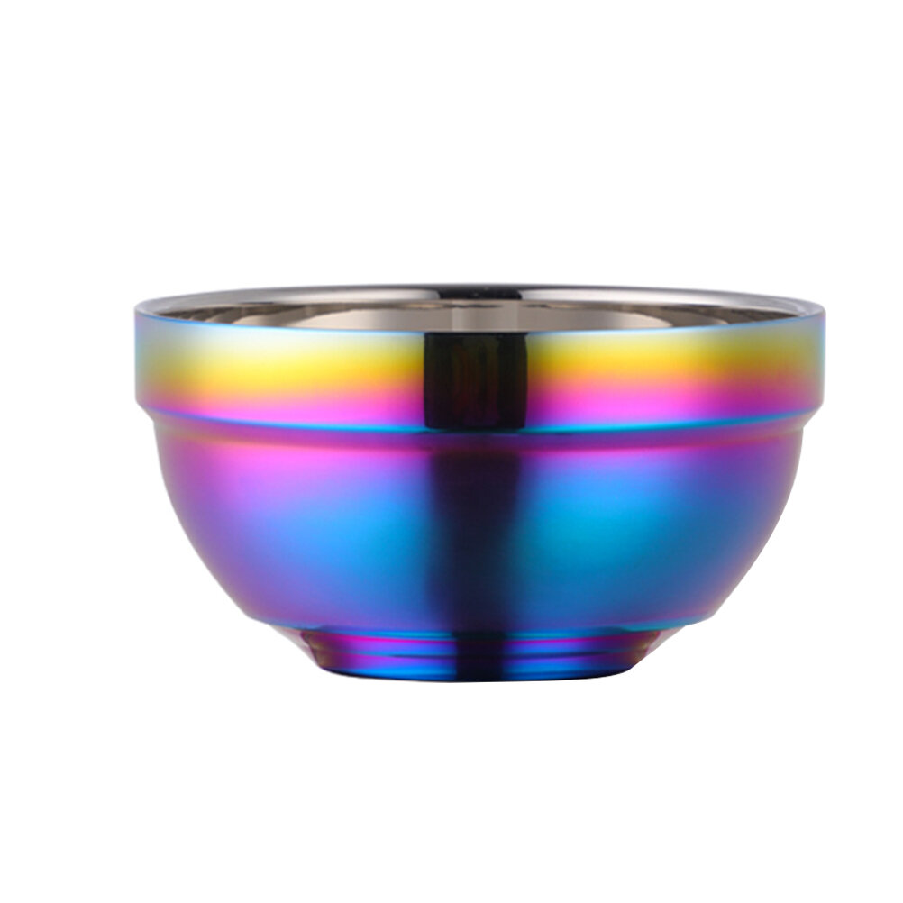 Stainless Steel Double Wall Bowl For Hot Or Cold Food 11.4x11.4 Cm