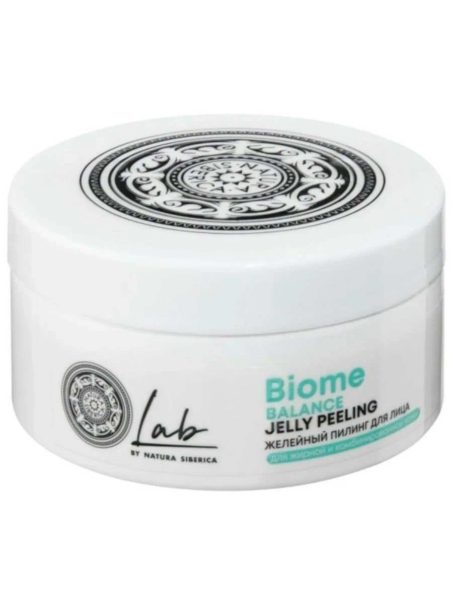 Желейный пилинг для лица Natura Siberica LAB Biome Balance Jelly Peeling глубокоочищающий, 100 мл