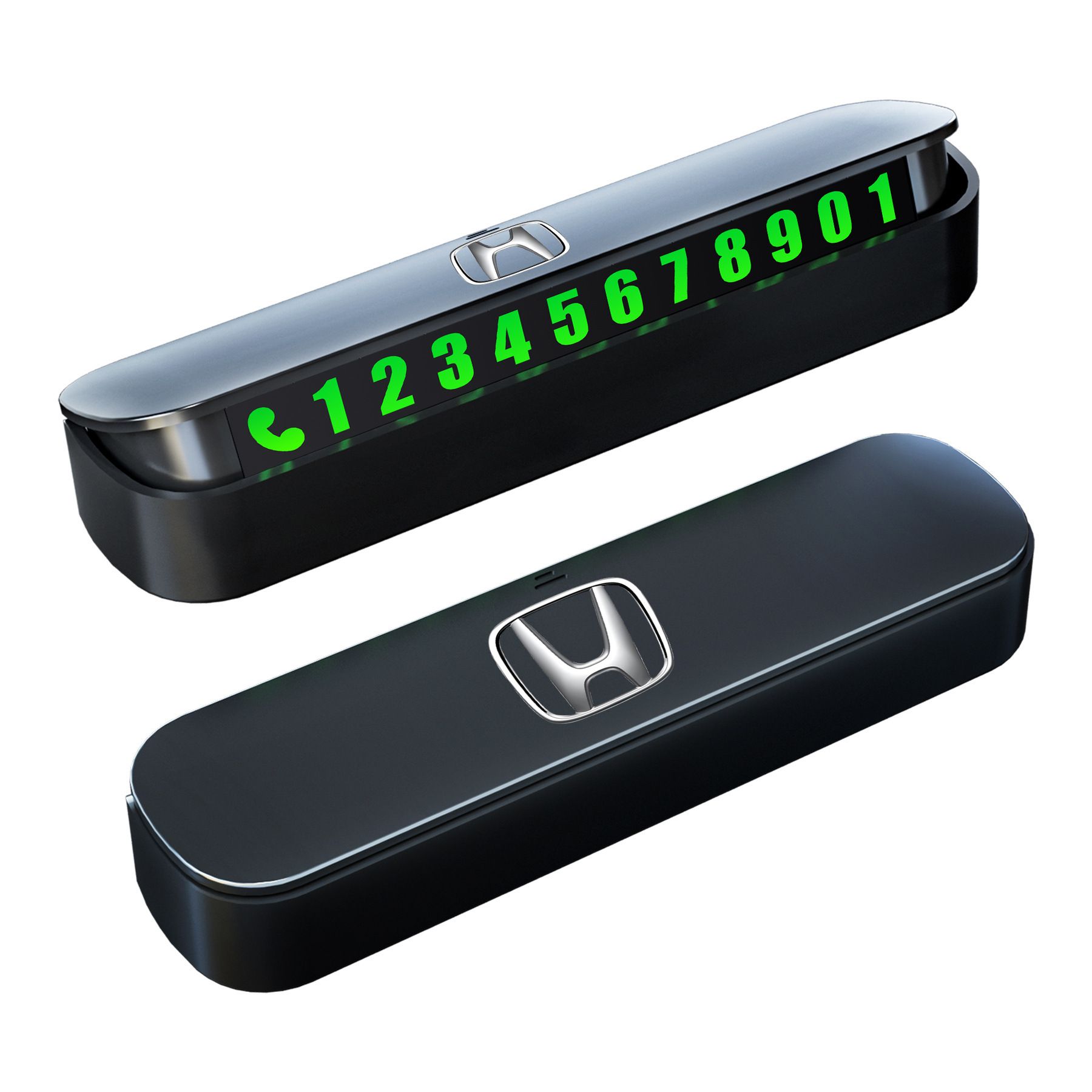 Автомобильная парковочная табличка скрытого типа с логотипом Honda, 12,8 см, пластик