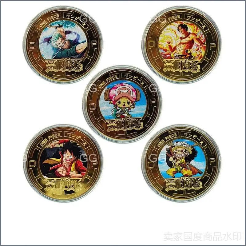 5 памятных монет One Piece (Ван Пис)