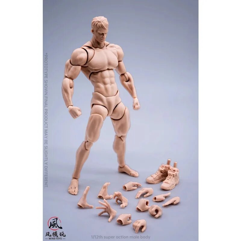 JIAOU DOLL Фигурка 1/12 Мужской Персонаж ПВХ white skin