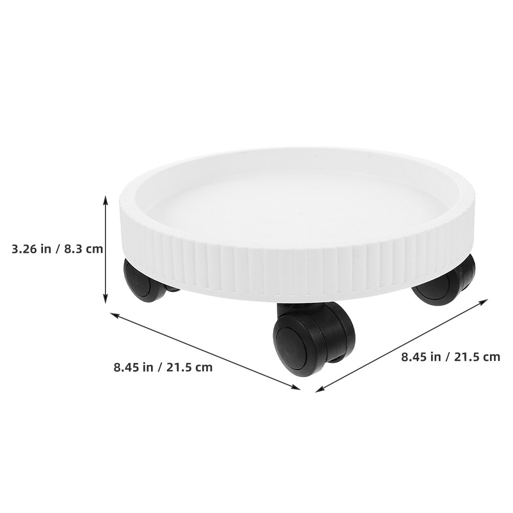 Подвижная Стояночная Тележка Для Горшков С Колесиками 21.50X21.50X8.30Cm