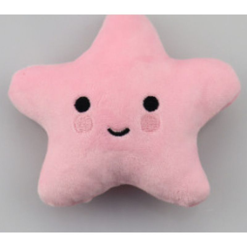 Игрушка для животных, Pink five-pointed star 10x13cm