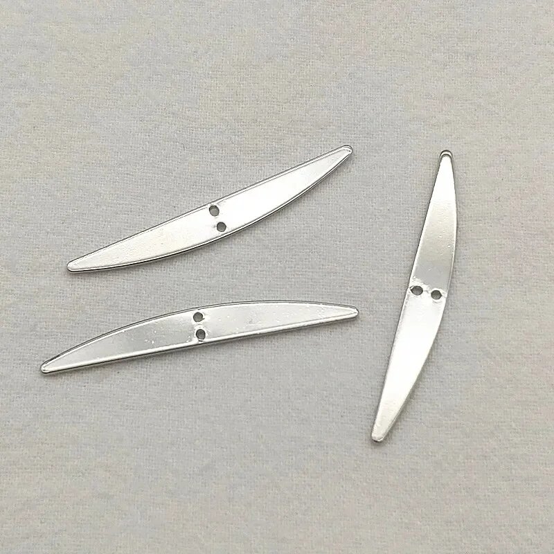 Подвески-талисманы из латуни iBEADSKINS 100 шт. Rhodium color