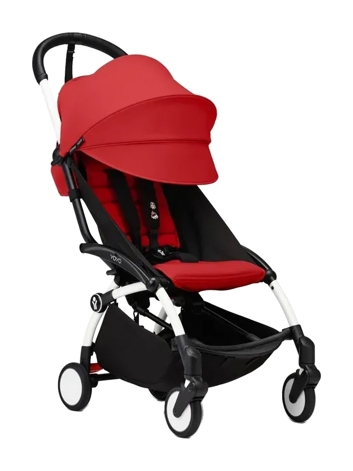Stokke Yoyo 3 Прогулочная коляска легкая для путешествий в ручную кладь White/Rouge