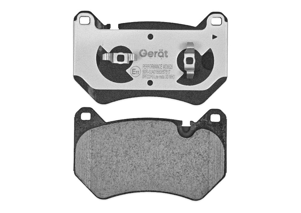 Тормозные колодки Gerat BPF222PG (передние) для а/м AUDI Q5