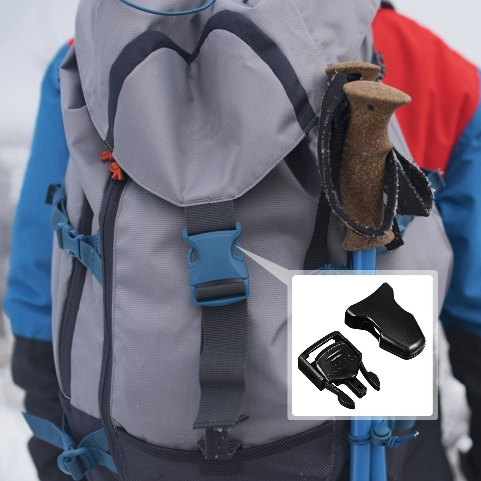2 Штуки Запасные Ремни Для Ласт Buckles Подходит Для Плавания Сноркелинга 4 5X3 5Cm
