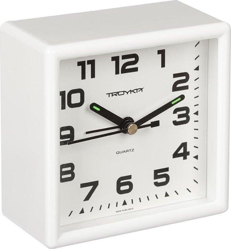 Будильник настольный TIME БЭМ-08.10.801 (Белый)