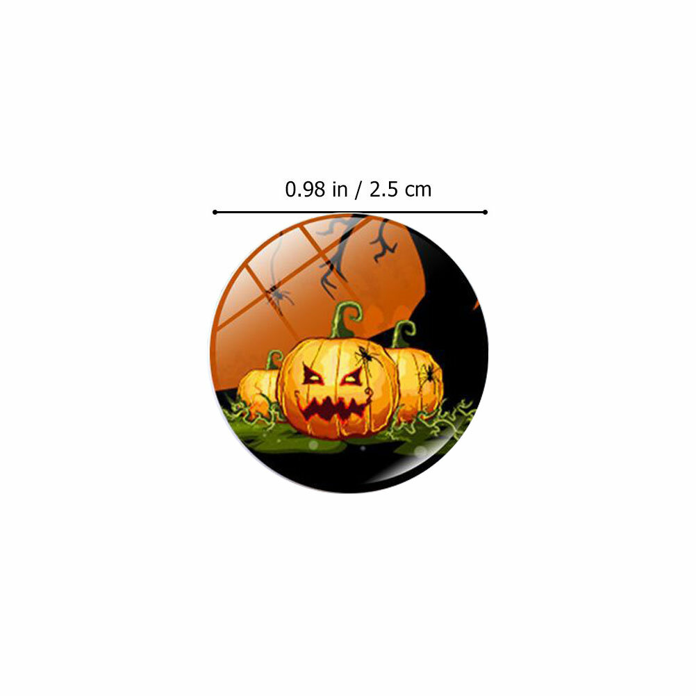 16 Штук Стильные Магниты На Холодильник Из Стекла Для Оформления Halloween Размер 2 5X2 5X0 8Cm