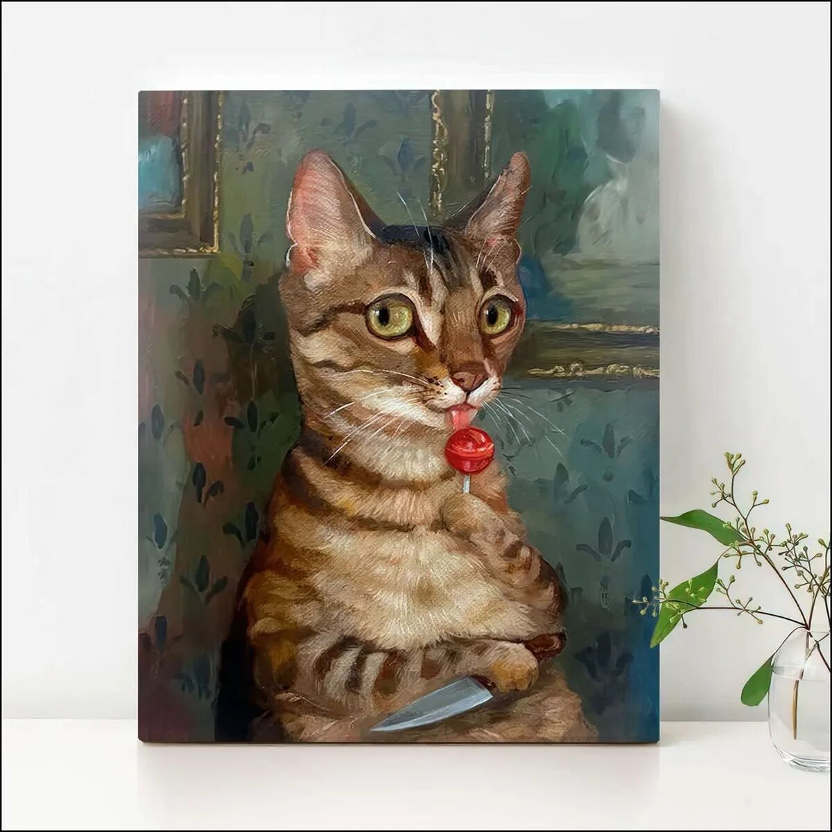 Картина на холсте "Нож" 30x40 см, 1