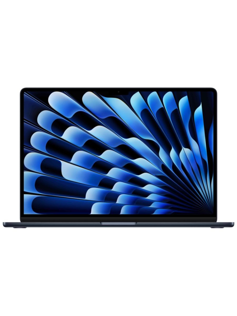 Apple MacBook Air 15 Ноутбук 15.30", Apple M5 (10 CPU, 10 GPU), RAM 24 ГБ, SSD 1024 ГБ, Apple M5 GPU (10-core), MacOS, (MDVN4), черный, Русская раскладка
