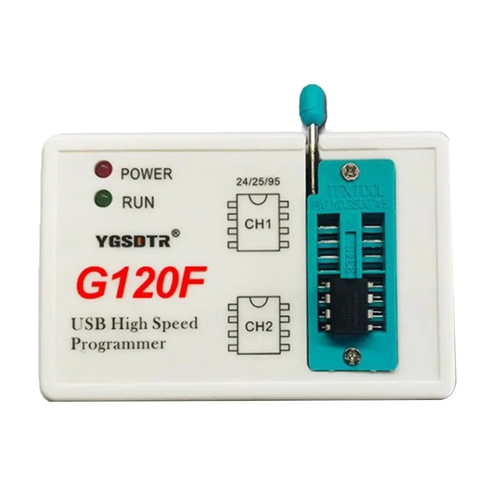 Программатор G120F 25SPI FLASH/24/25/95 EEPROM чип USB High Speed