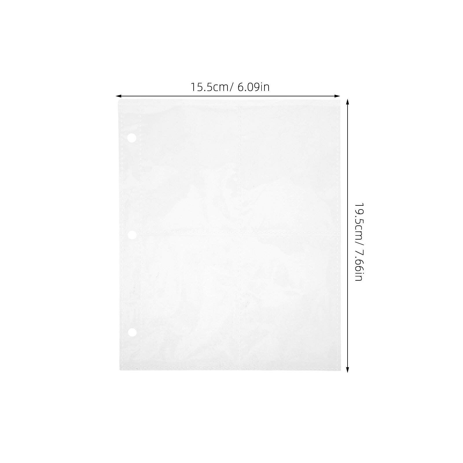 Прозрачные Вкладыши Для Карт 10 Штук С Толщиной 19.50X15.50X0.10Cm