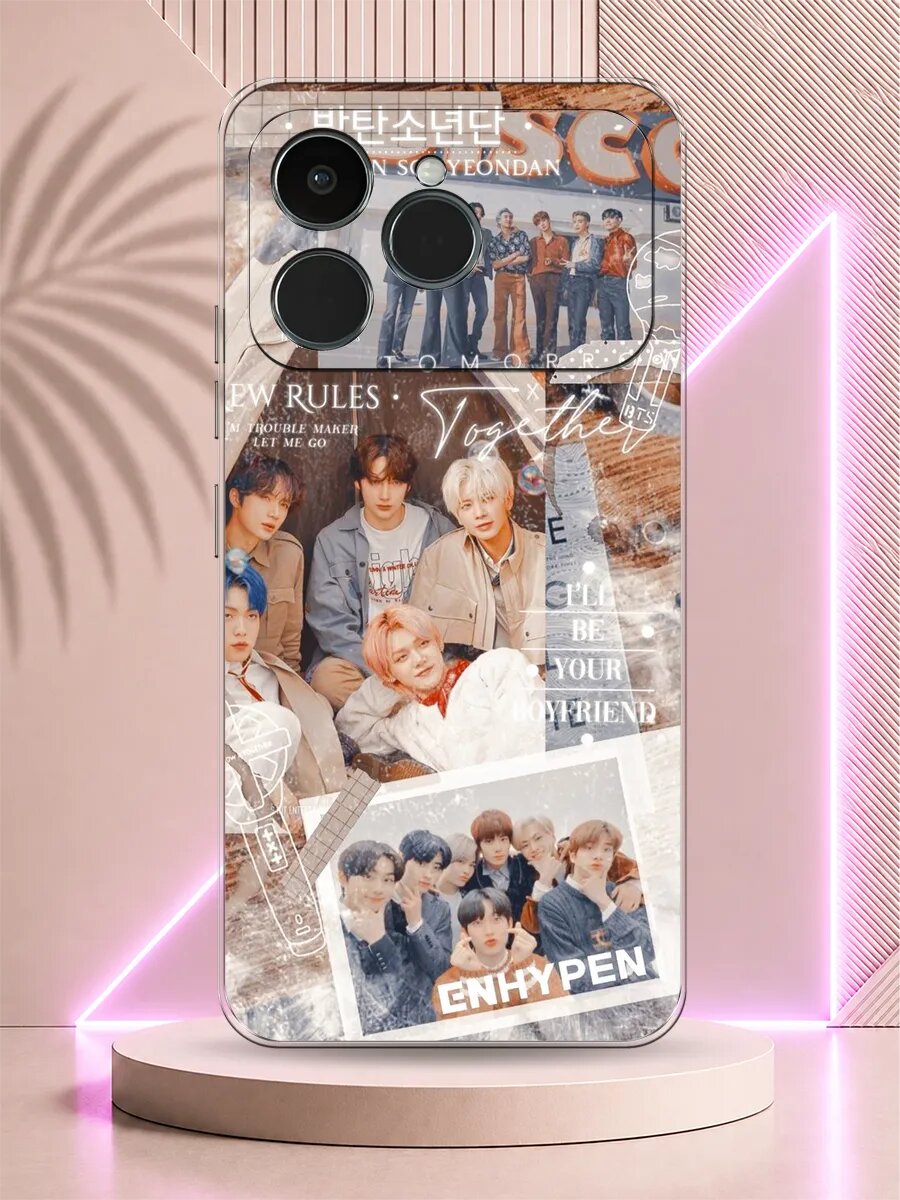 Чехол на Tecno Spark 40 BTS TXT Enhypen
