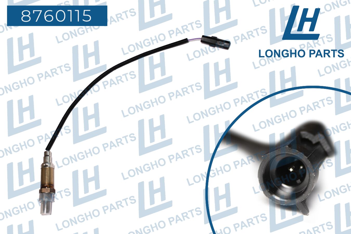 Датчик кислородный (1-pin) daewoo nexia/leganza/nubira/espero/lanos all 96335925 (LONGHO 8760115)