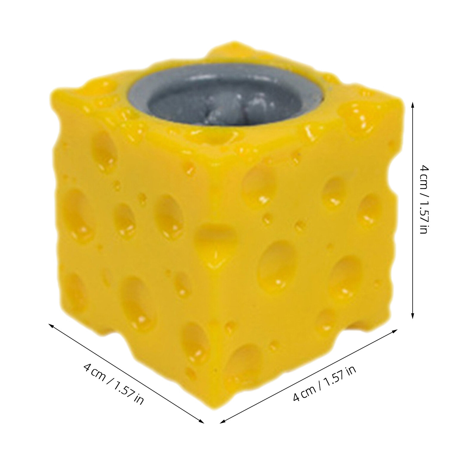 2 Пcs Имитация Сырной Мыши Сqueeze Мышь Прелестная Декомпрессия 5x5cm