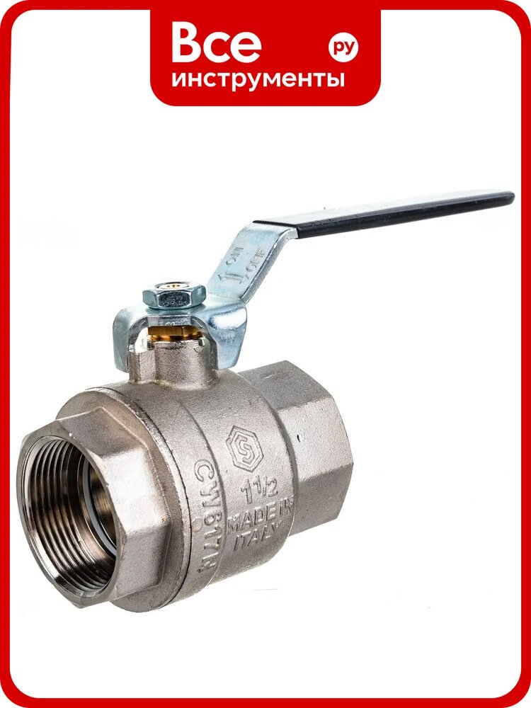 Шаровой полнопроходной кран STOUT ВВ 1 1/2 SVB-0001-000040 RG008Q0H0G1A1L