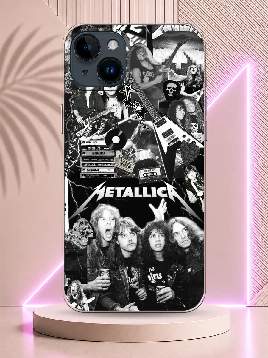 Чехол на iPhone 14 Plus Metallica