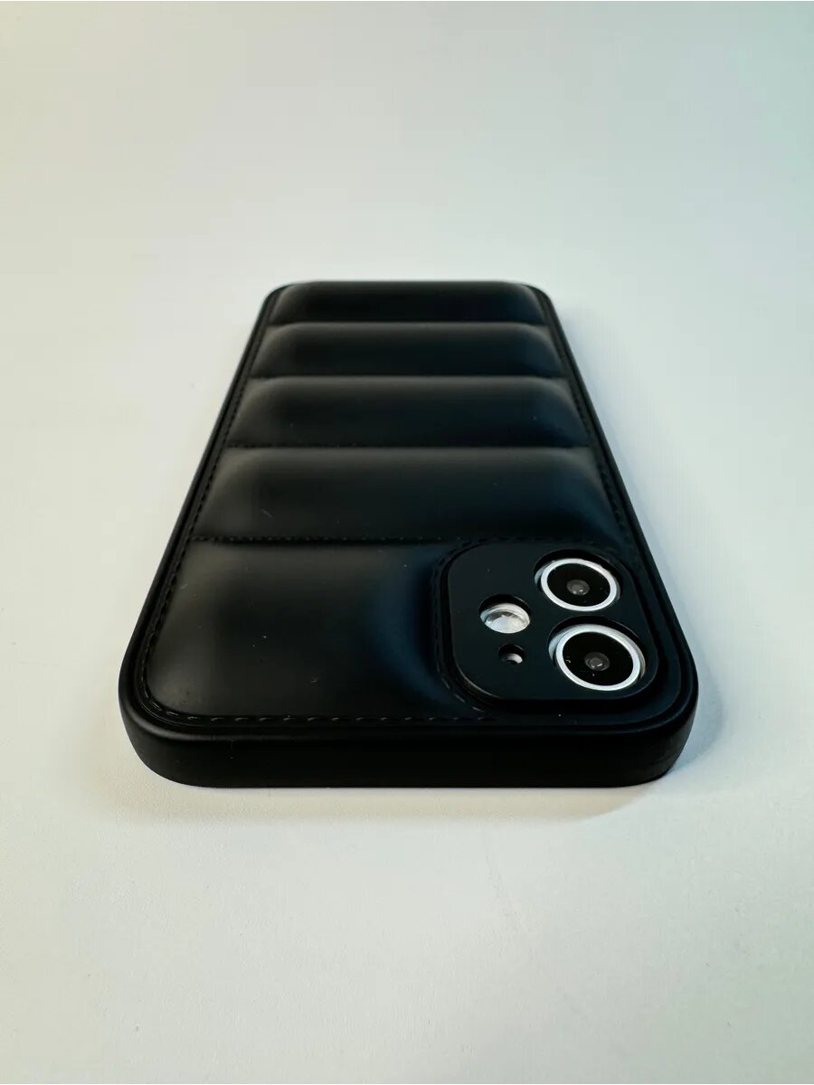 Чехол-Накладка для смартфона Apple iPhone 11, материал силикон, цвет черный — фото 1