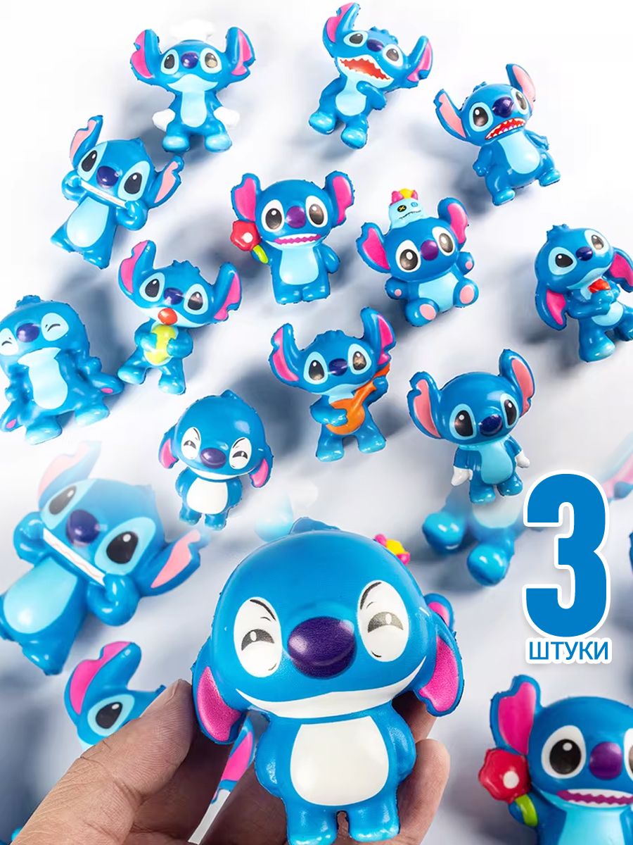 3 штуки, Серия Stitch, фигурок Лило и Стич