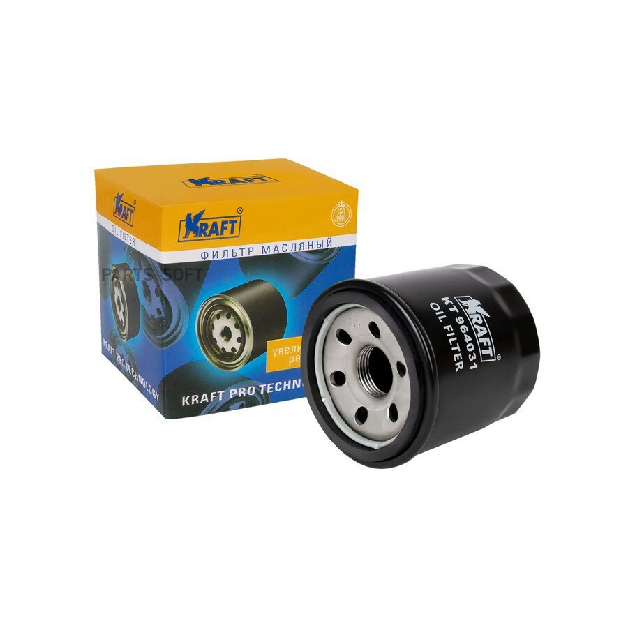 Фильтр масляный Hyundai Solaris 11-, Getz 02-09; Kia Rio 05- Kraft KRAFT KT964031 | цена за 1 шт
