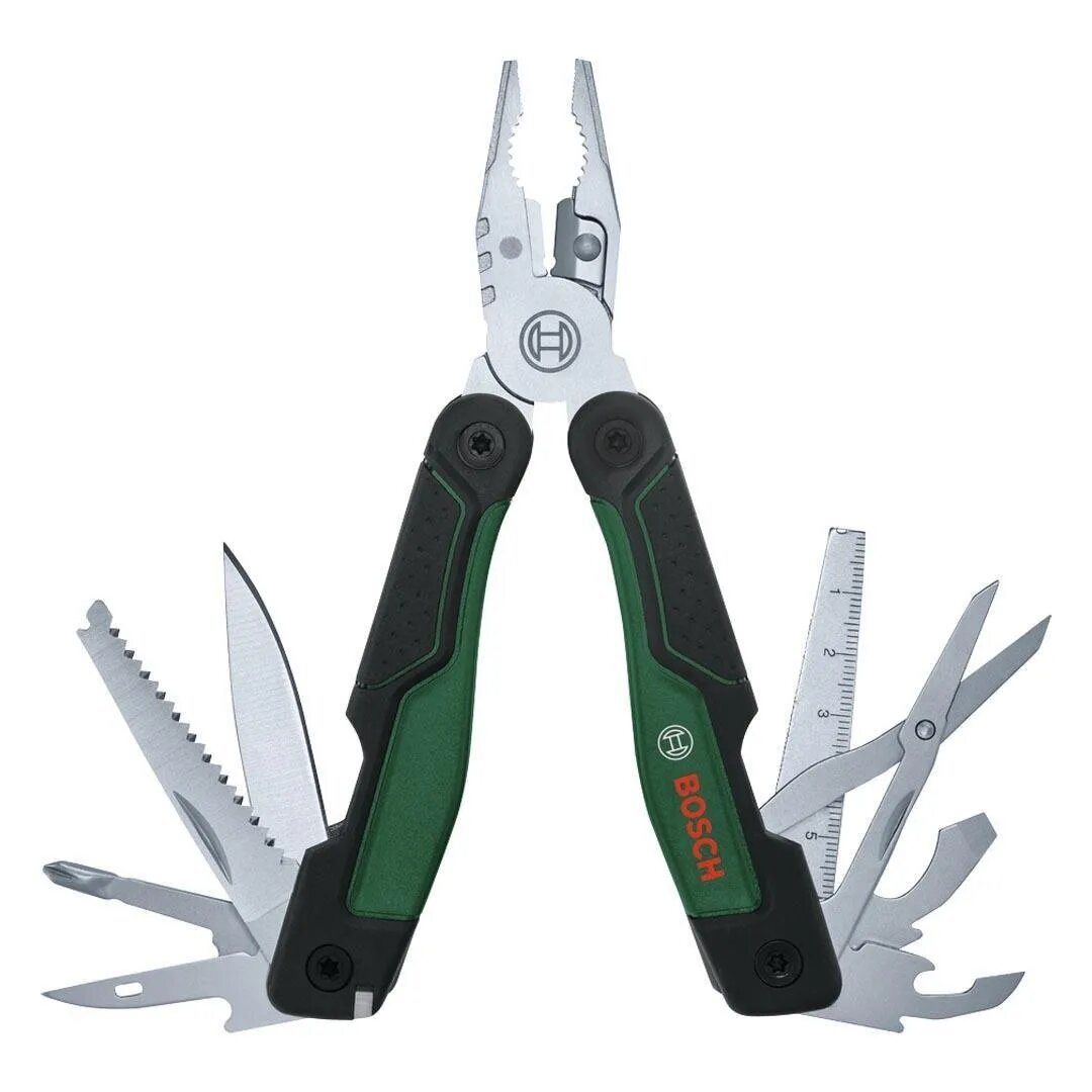 Мультитул 16 в 1, мультиинструмент универсальный, Bosch 1600A02Z98