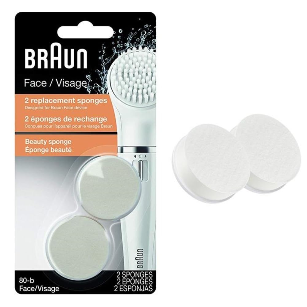Косметическая губка Braun Face 80B, 2 шт.