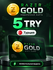 Подарочная карта Razer Gold на 5 TRY / Турция / RAZER GOLD Gift Card Turkey / Ци...