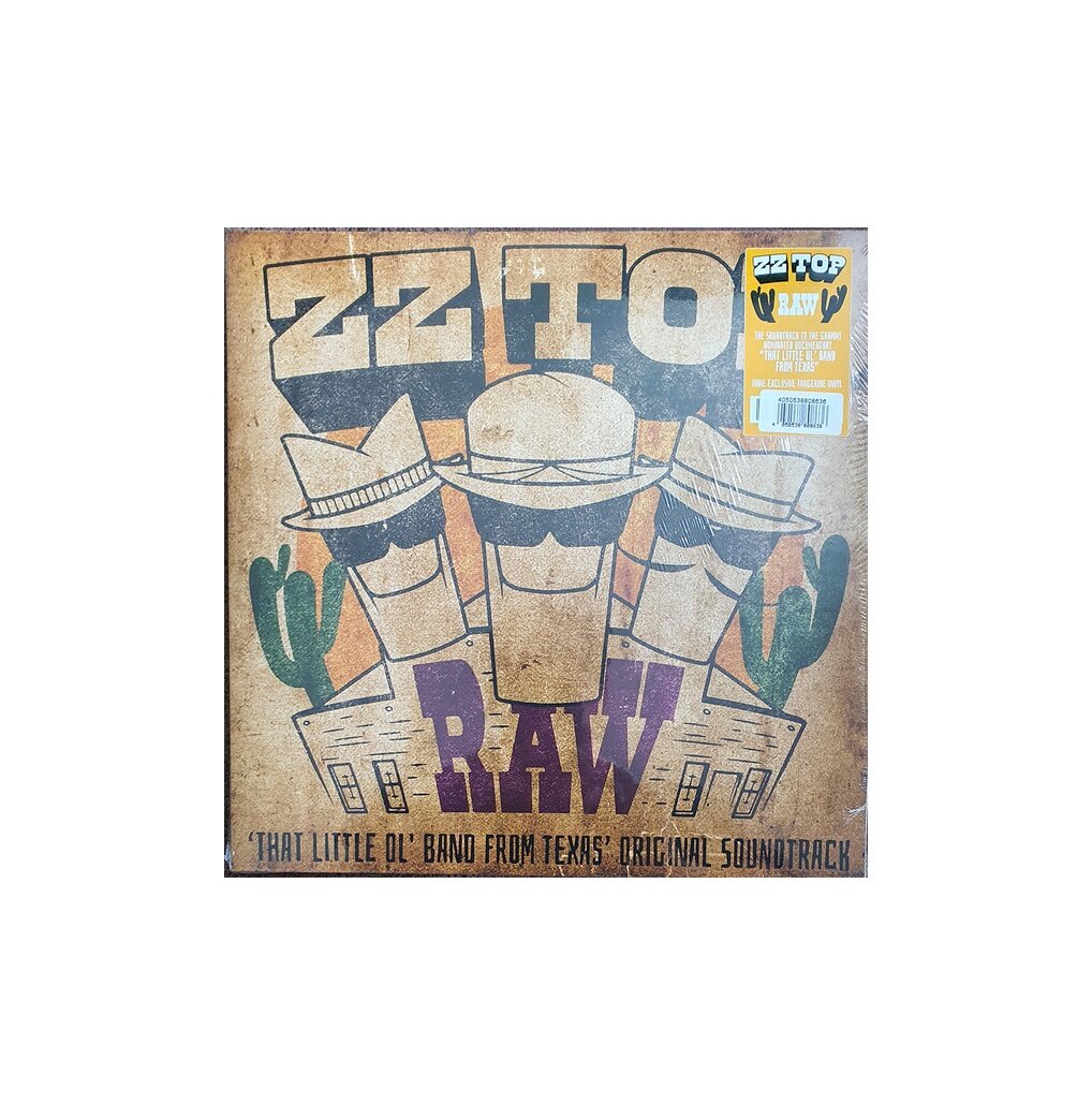 Виниловая пластинка ZZ Top - Raw ('That Little Ol' Band From Texas' Original Soundtrack) (1 LP)