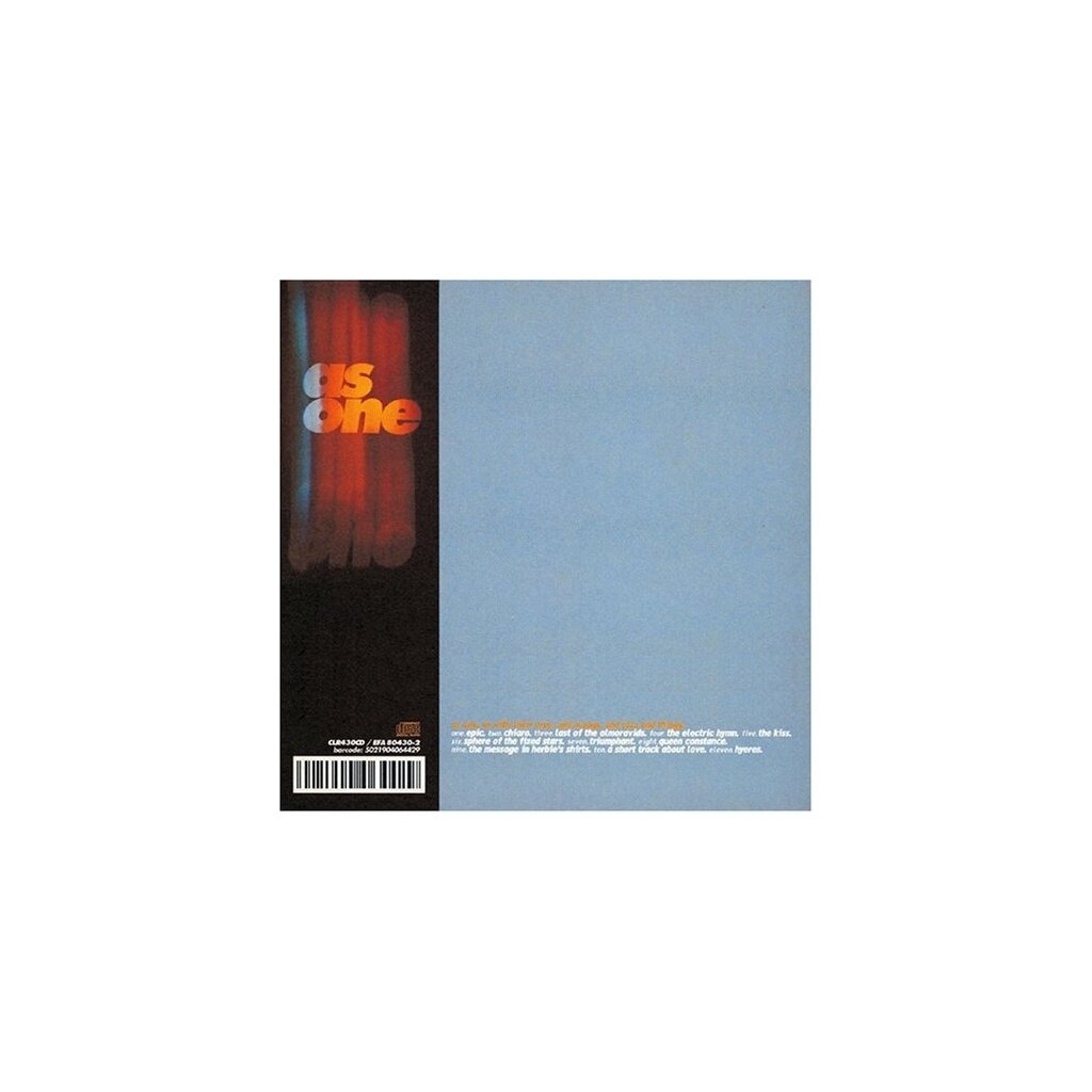 Диск As One - In With Their Arps, And Moogs. (1 CD)