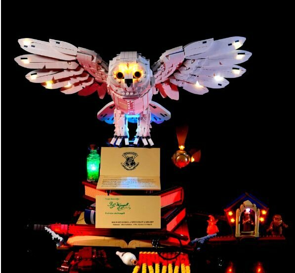 Конструктор Гарри Поттер "Символы Хогвартса" 3010 деталей, 3 фигурки (игрушка, сова букля, harry potter, лего совместимый, подарок для мальчиков, для девочек)