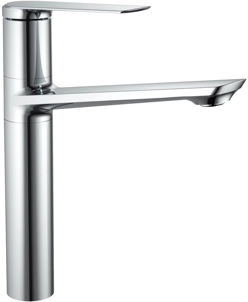 Смеситель для кухни Orange Mari Mari M07-000cr с поворотным изливом, хром, глянцевый, однорычажный, латунный, с керамическим картриджем