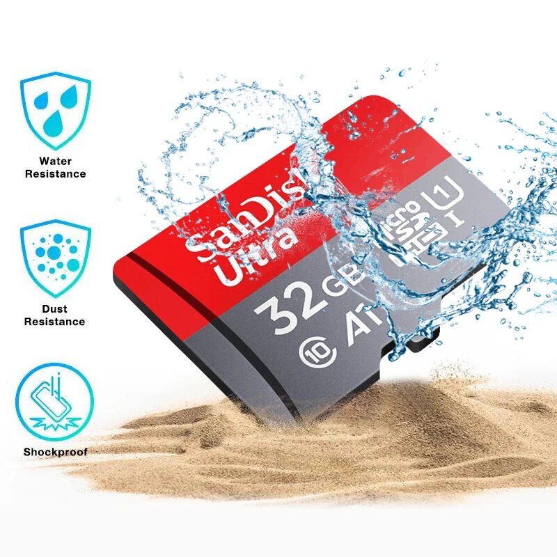 SanDisk Micro SD карта памяти 32/64/128/256 ГБ A1-32G