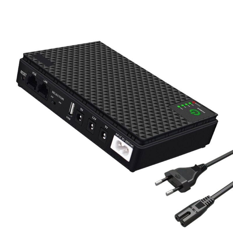DC12V Power Backup UPS Uninterruptible Power Supply for Internet Equipments