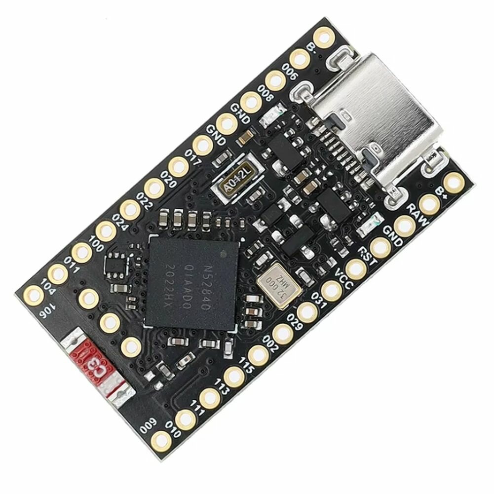 Плата разработки NRF52840, совместимая с Nice Nano V2.0 Bluetooth Charging Management ProMicro