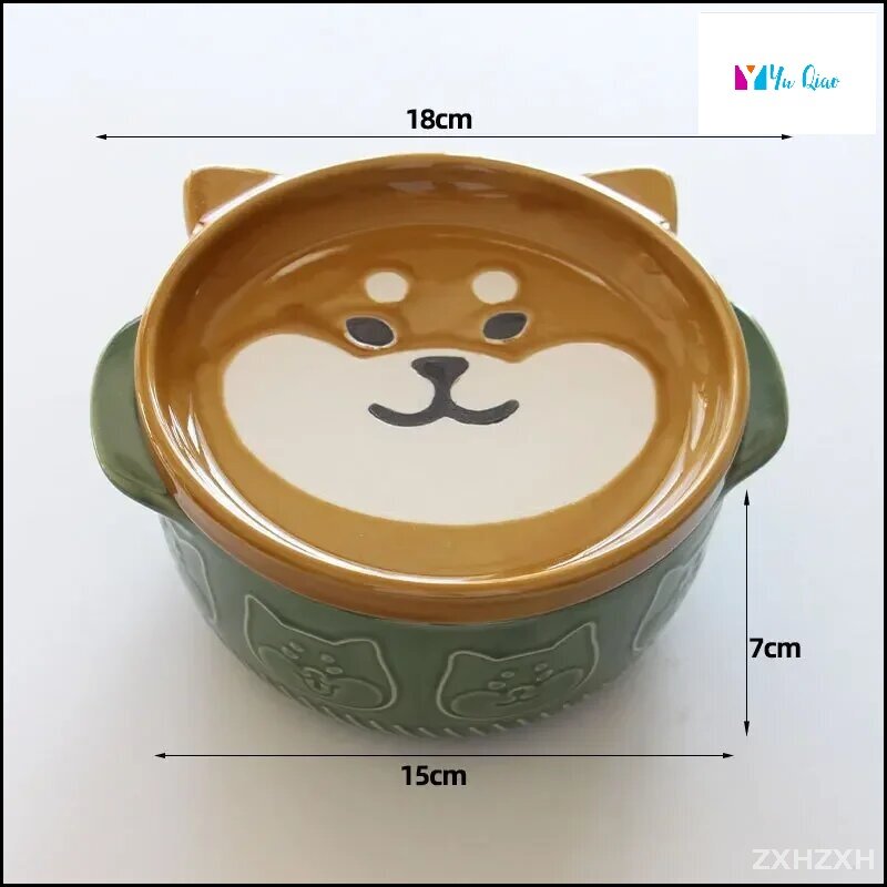 Эксклюзивная чаша Chaigou 850 мл с японской керамикой и зооморфным декором