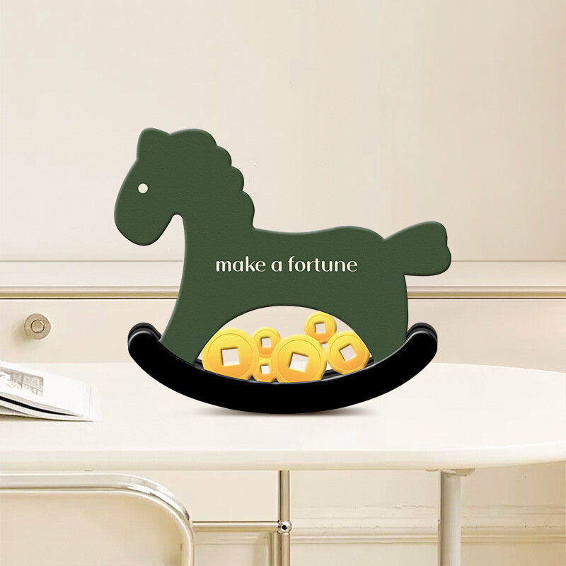 【Наслаждайтесь богатством мгновенно】Креативное украшение для прихожей, декор для телевизионного шкафа в гостиной, небольшое украшение для кассы