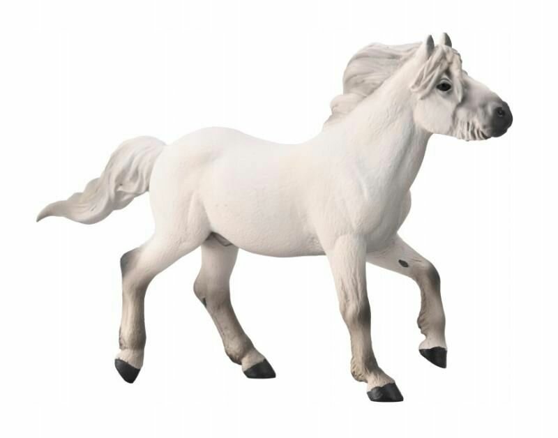 Игрушка Collecta Лошадь Якутский жеребец серого цвета