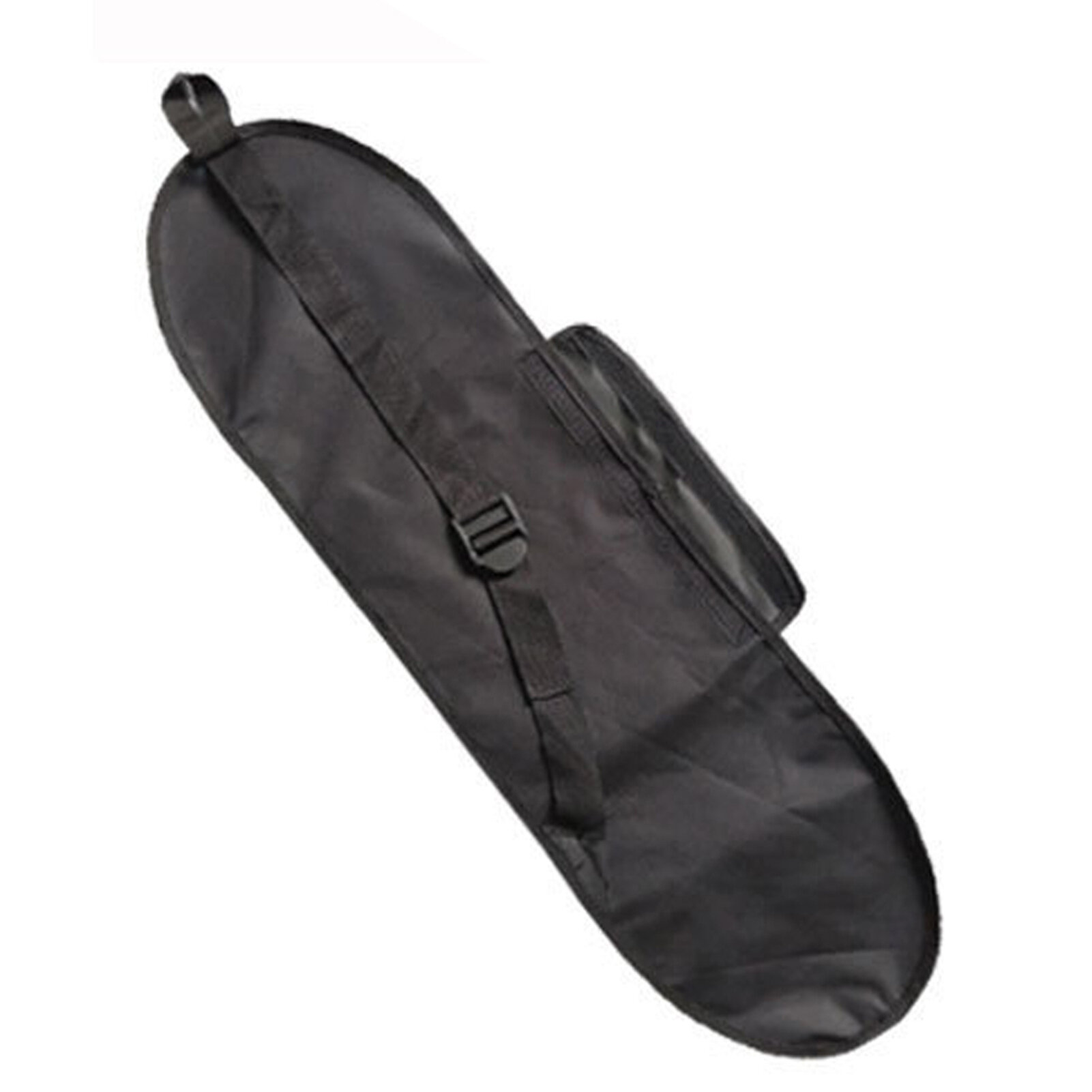 Сумка для скейтборда из оксфордской ткани, одеваемая сумка для скейтборда на плечо, портативная сумка для лонгборда, защитная сумка, сумка для хранения, кейс, материал 600D оксфордская ткань + ПВХ, цвет черный, размер продукта 83 * 25 см, размер упаковки