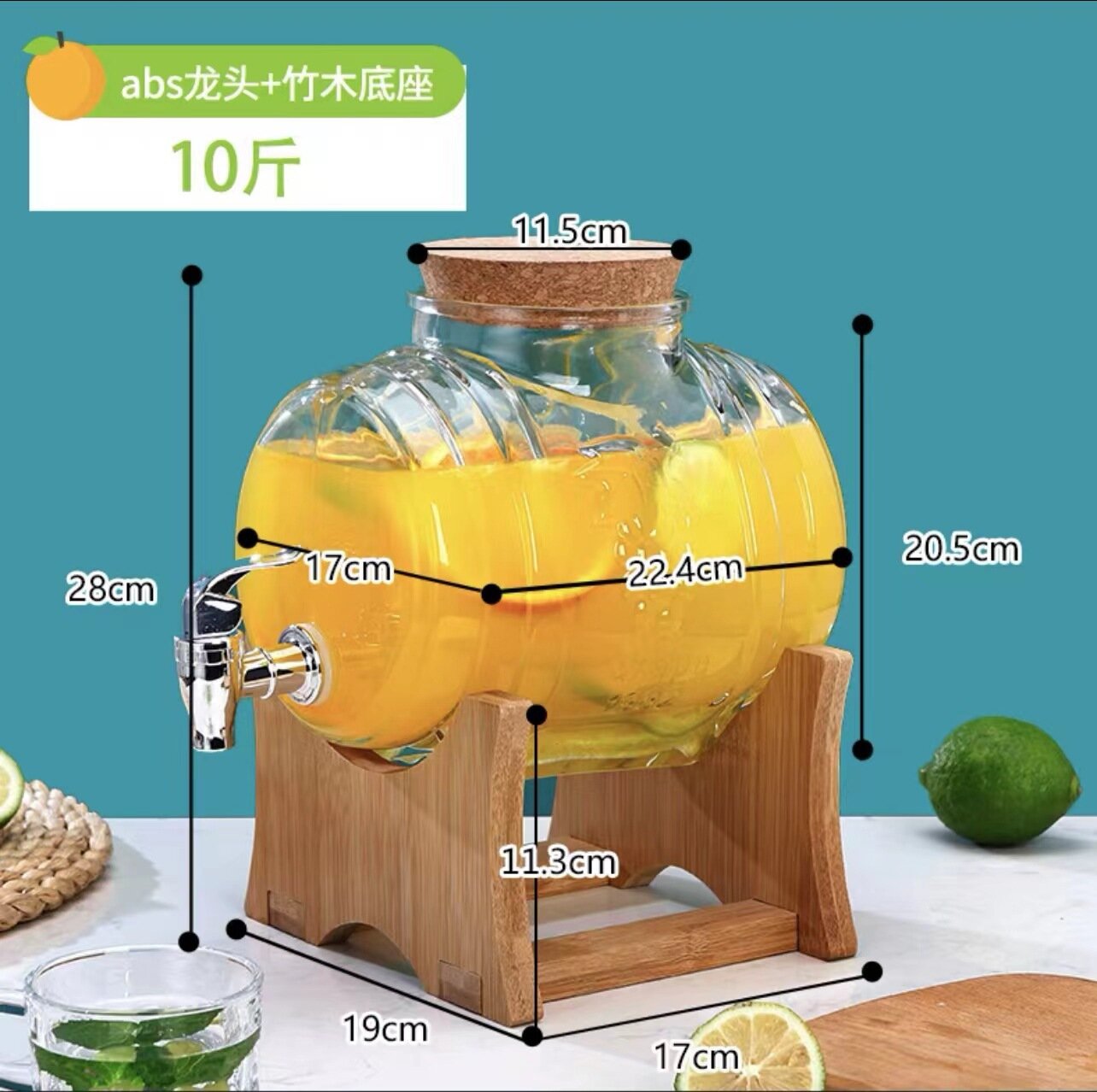 Стеклянная бутылка для вина, утолщенное стекло, интернет-знаменитость, 2 джин, 3kg 5kg винный кувшин, летний напиток, контейнер для кока-колы, вино