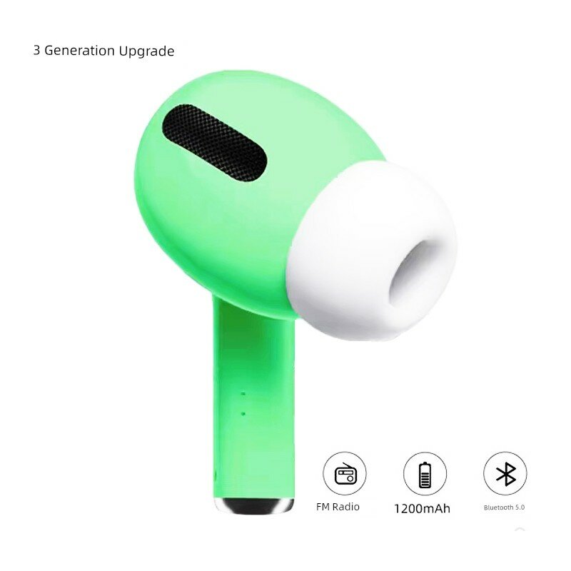 Большая Bluetooth-колонка 3-го поколения с мощным басом, в комплекте зарядное устройство, коробка, инструкция - Зеленый