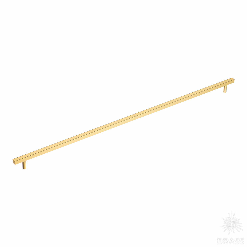 8807 0576 GL Ручка скоба модерн, глянцевое золото 576 мм, Турция