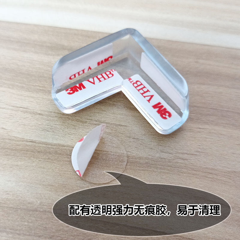 Прозрачный защитный уголок для стола, антиударный стикер, силиконовый защитный чехол для острых углов, прозрачный антиударный уголок для окна