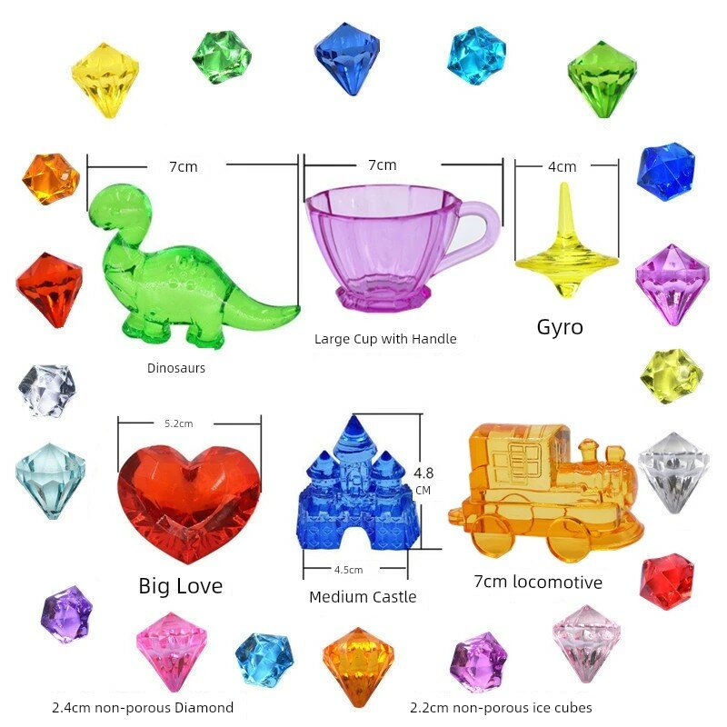 Акриловый прозрачный пластиковый кулон-имитация кристалла в виде голубого дельфина, морское животное, украшение для