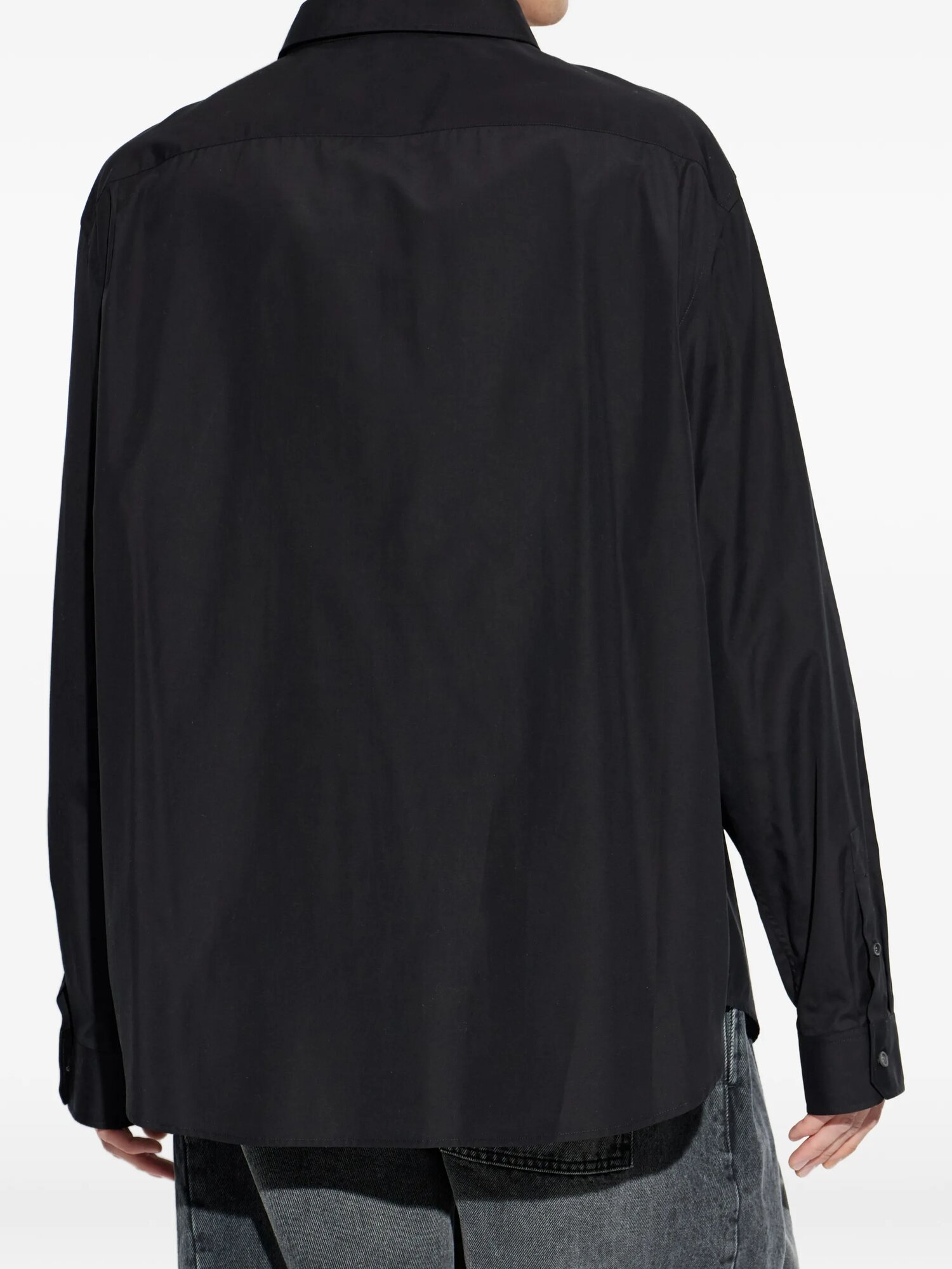 Рубашка Loewe Button-fastening shirt, размер 2XL, black / black — фото 1
